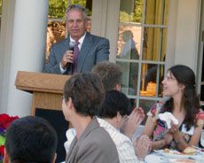 New Faculty Welcomed with Reception