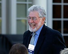 University Retirees Gather at President's Residence